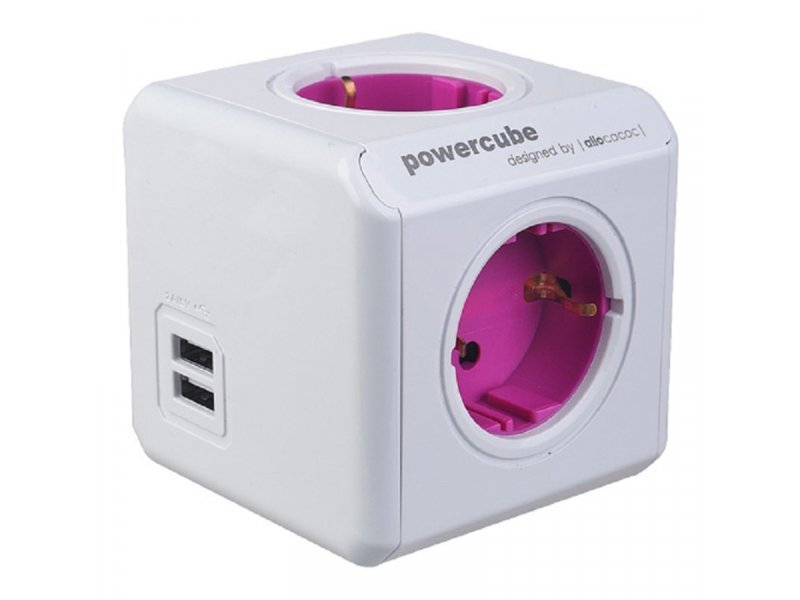 ALLOCACOC PowerCube ReWirable USB 4xSchuko + dual USB cena karakteristike komentari - BCGroup