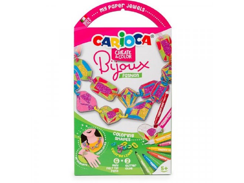 CARIOCA Flomaster set Bijoux Fashion 1/6 42899 cena karakteristike ...