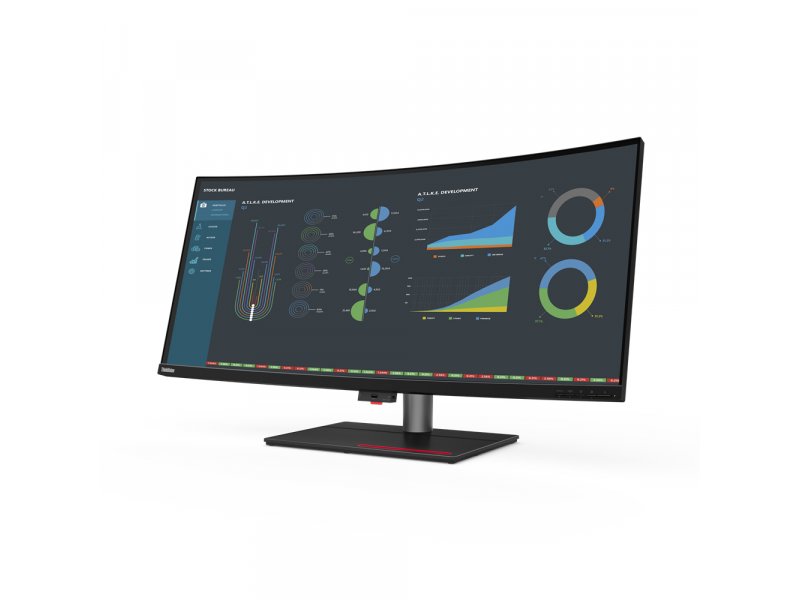 LENOVO ThinkVision P40w-20 (Raven Black) 5K IPS, 75Hz, Thunderbolt, USB ...