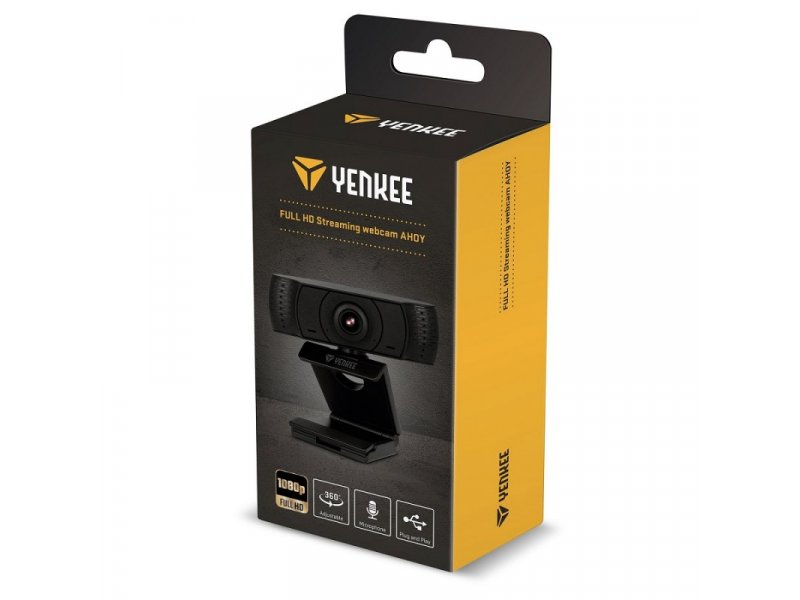 YENKEE YWC 100, WEB kamera, Full HD, USB, crna Web kamera cena ...