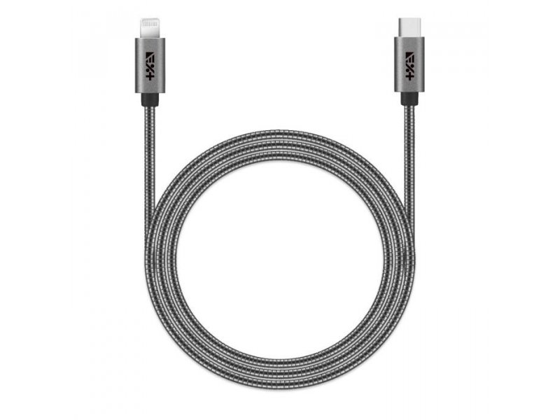 NEXT ONE USB-C to Lightning Metallic Cable 1.2m Space Gray (LGHT-USBC ...