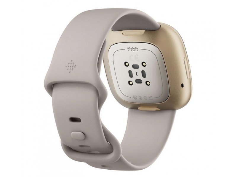 FITBIT Sense FB512GLWT Lunar White/Soft Gold Stainless Steel cena ...