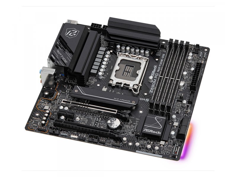 ASROCK Z690M PG Riptide D5 (90-MXBIL0-A0UAYZ) matična ploča Intel ...
