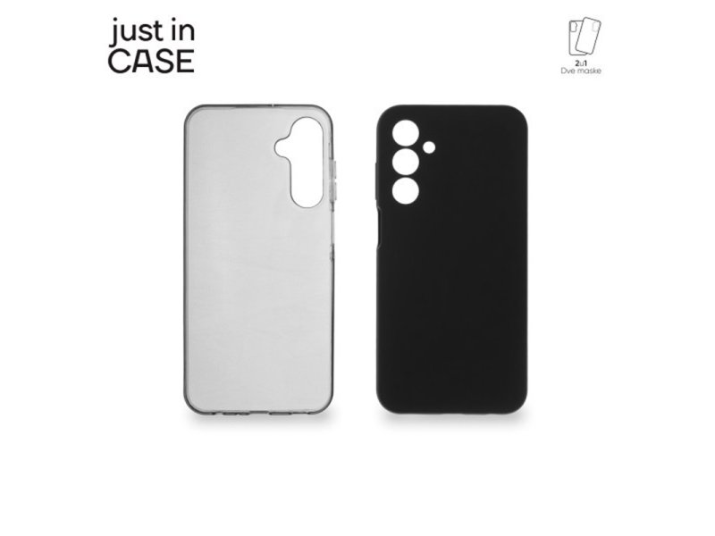 JUST IN CASE Paket maski za telefon 2u1 Samsung Galaxy A25 CRNI cena karakteristike komentari ...
