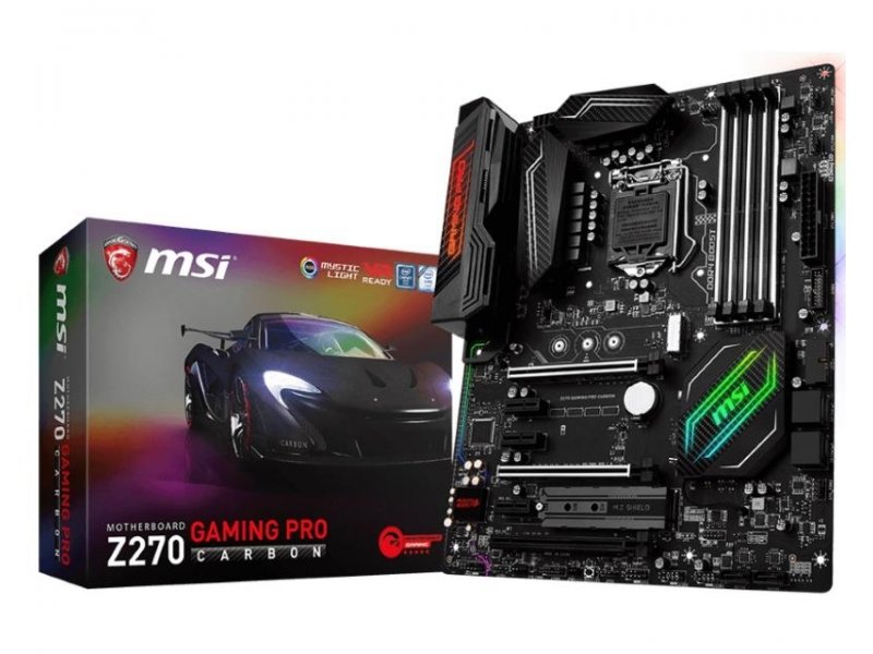 MSI PLO02533 MSI Z270 GAMING PRO CARBON + MSI RGB LED Strip - 400mm ...