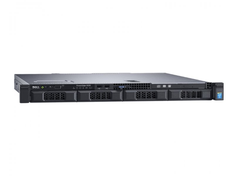 DELL PowerEdge R230 Xeon E3-1220 v6 4C 1x8GB H330 1x120GB SSD DVDRW ...