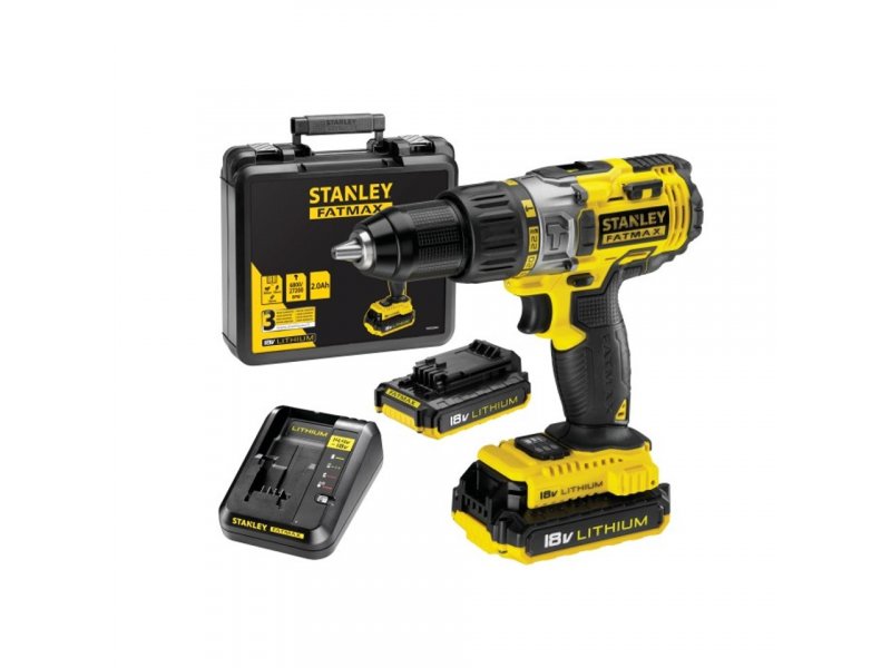 STANLEY FMC625D2 Akumulatorska udarna bušilica odvijač FatMax 18V 2×2.0Ah cena karakteristike ...