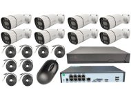 GEMBIRD CAM-IP5MP-POEKITXM8W GMB kamera 5 megapiksela set full color IP ...