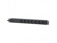 INTELLINET PDU letva 19 1U Rackmount 7-Output, 3m, Black, produžni kabl ...