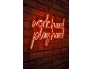 WALLXPERT Dekorativna rasveta Work Hard Play Hard Red cena ...