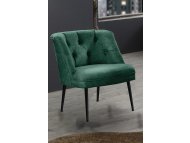 ATELIER DEL SOFA Fotelja Roma Black Metal Sea Green cena karakteristike ...