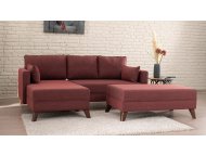 ATELIER DEL SOFA Ugaona garnitura Bella Corner Sofa Left 2 Claret Red cena karakteristike ...