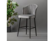 HANAH HOME Set 2 barske stolice Rubi Grey cena karakteristike komentari ...