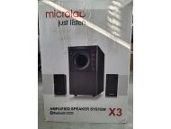 MICROLAB X3BT Aktivni drveni zvucnici 2.1 sistem 98W RMS, 3,5mm ...