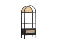 HANAH HOME Polica za knjige Nala 76 Black cena karakteristike komentari ...