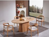 HANAH HOME Trpezarijski sto Atlantis Natural cena karakteristike ...