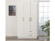 HANAH HOME Ormar Diva 3 Kapak 2 Cekmece White cena karakteristike ...