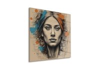 WALLXPERT Dekorativna slika Echoes of Creativity 63 x 63 cena ...